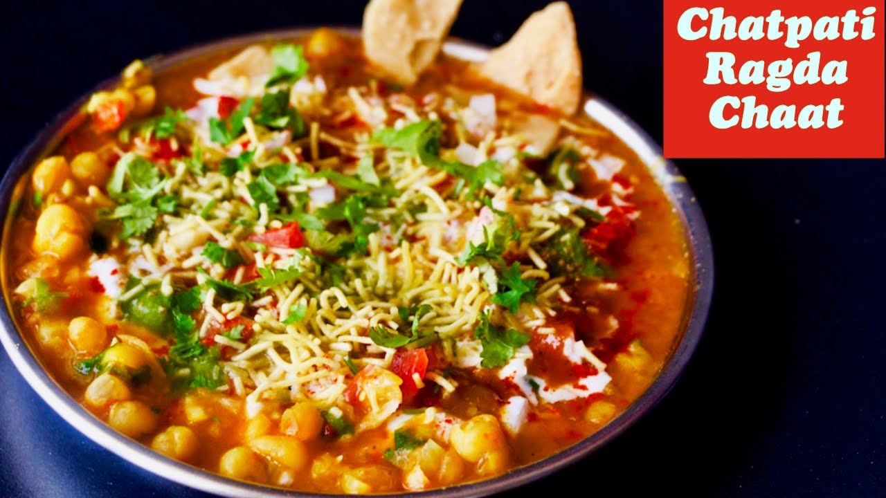 Chatpati Ragda Chaat recipe, matar chaat recipe, ठेलेवाली रगड़ा चाट ...
