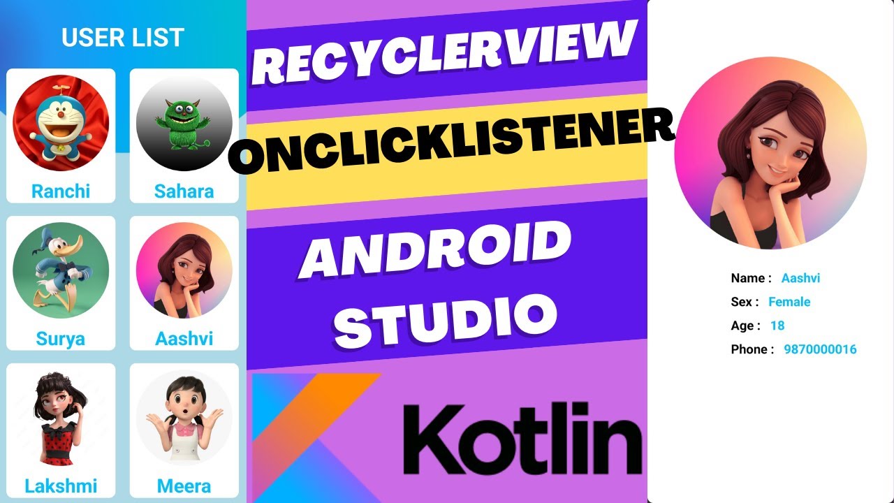 Kotlin Recyclerview Onclicklistener Onclicklistener Recyclerview