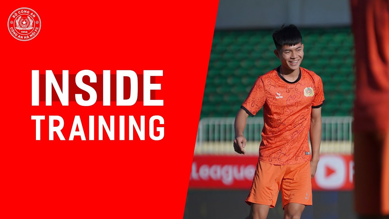 BUỔI TẬP ĐẦY TIẾNG CƯỜI TRƯỚC TRẬN ĐẤU VỚI CLB HOÀNG ANH GIA LAI | INSIDE TRAINING - YouTube