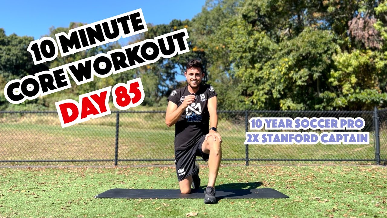 10 Minute CORE Workout (No Equipment) - Day 85 - YouTube
