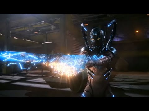 blue beetle vs carapax scene (blue beetle 2023) - YouTube