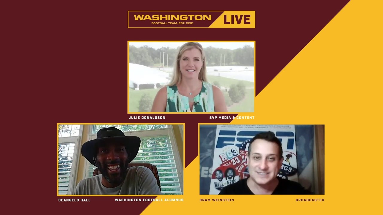 The Washington Football Broadcast Booth Is Excited For The Season - YouTube