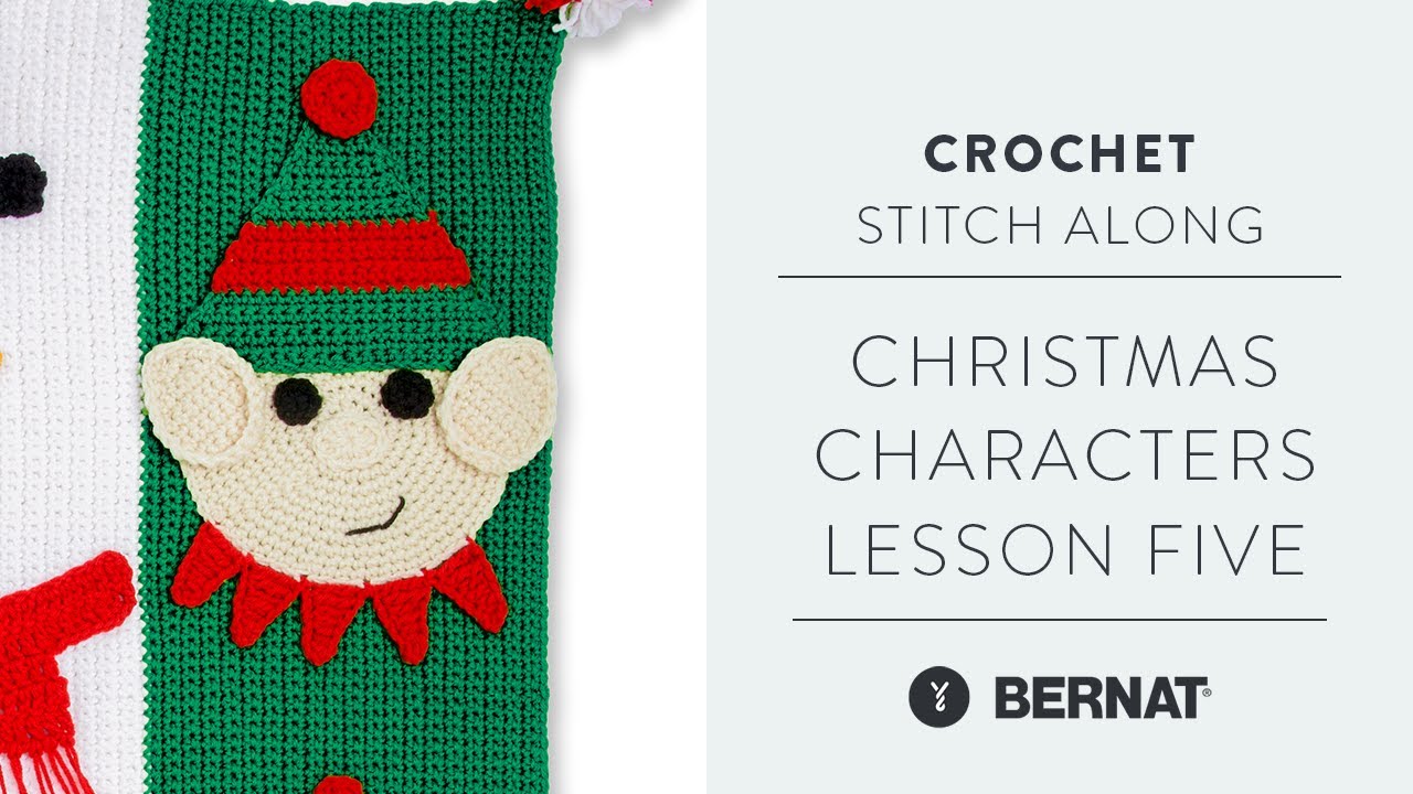 Crochet Along | Christmas Characters Blanket Week 5 - YouTube