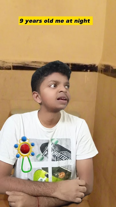 //9 years old me at night #trending #comedy #youtubeshorts #devara #children #relatable #mom # ...