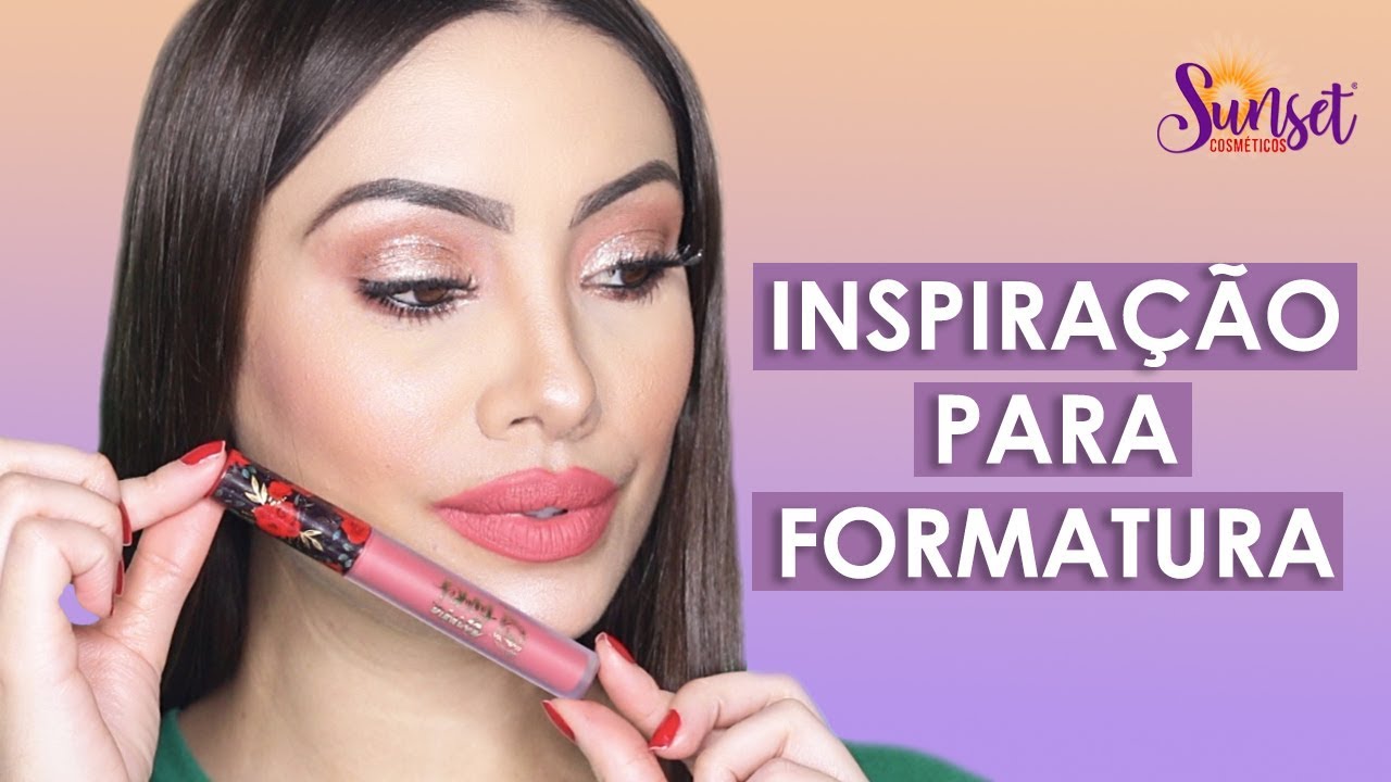 Maquiagem para festas - Tutorial de Make para Formatura - YouTube
