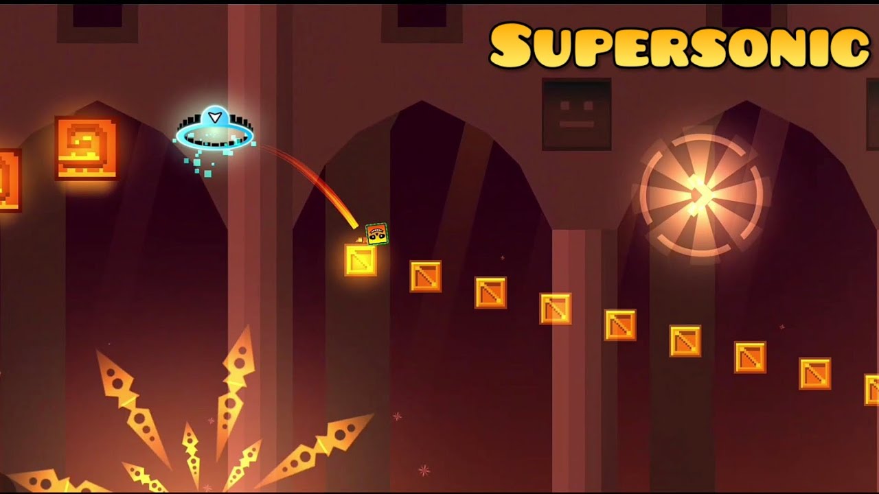 Supersonic sneak peek | Geometry Dash 2.2 - YouTube