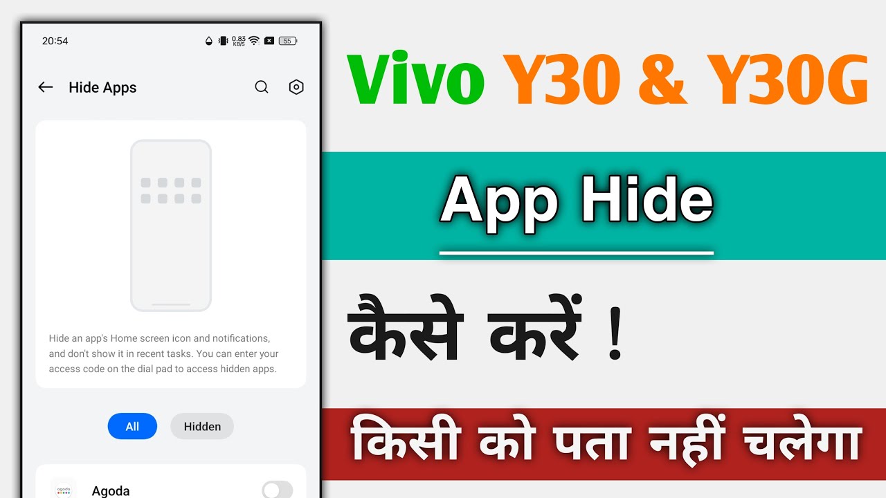 Vivo Y30 & Y30G How To Hide Photos & Videos - YouTube