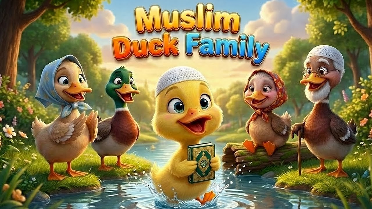 Islamic Kids Cartoon Song | Cute Safe Baby Duck Cartoon for Toddlers ...