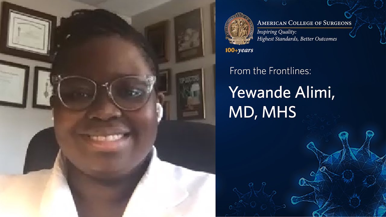 A conversation with Yewande Alimi, MD, MHS - YouTube