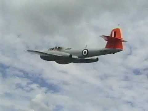 Flying The Martin Baker Gloster Meteor - YouTube