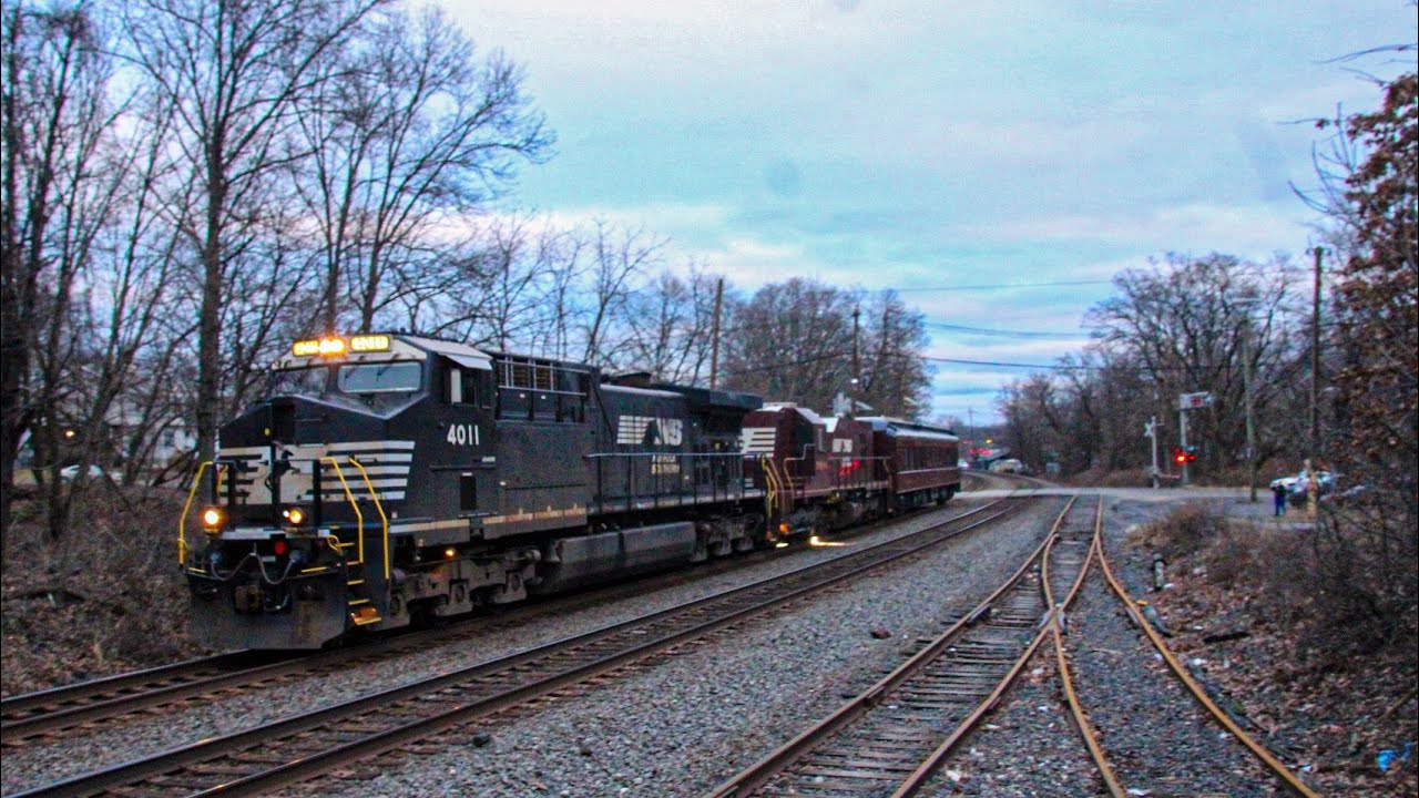 NS 4011 AC44C6M leads NS 91G “Geometry Train” at MP.29 with NS 34 “The ...
