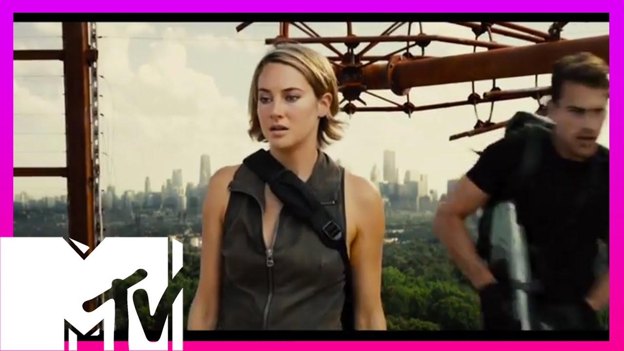 Allegiant Wall Repel Scene - BEHIND THE SCENES With Cast | MTV Movies ...
