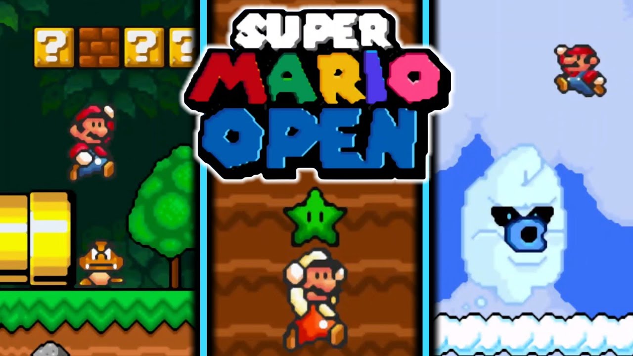 Super Mario Open is AMAZING!! // Open World 2D Mario Fangame - YouTube