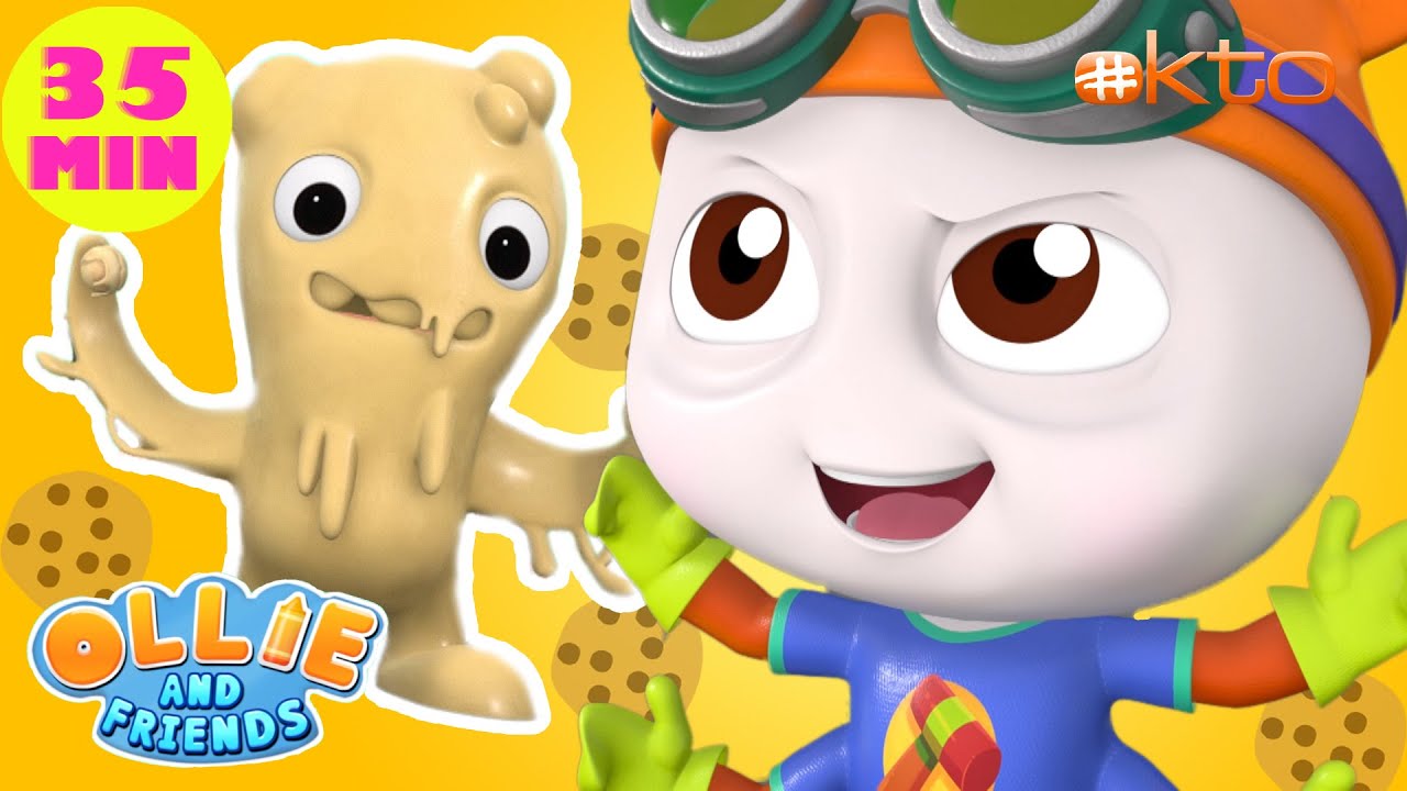 Ollie and Friends | 35 Min Compilation ⏰ | Cookie Monster Attack!🍪 | Preschool |@mediacorpokto ...