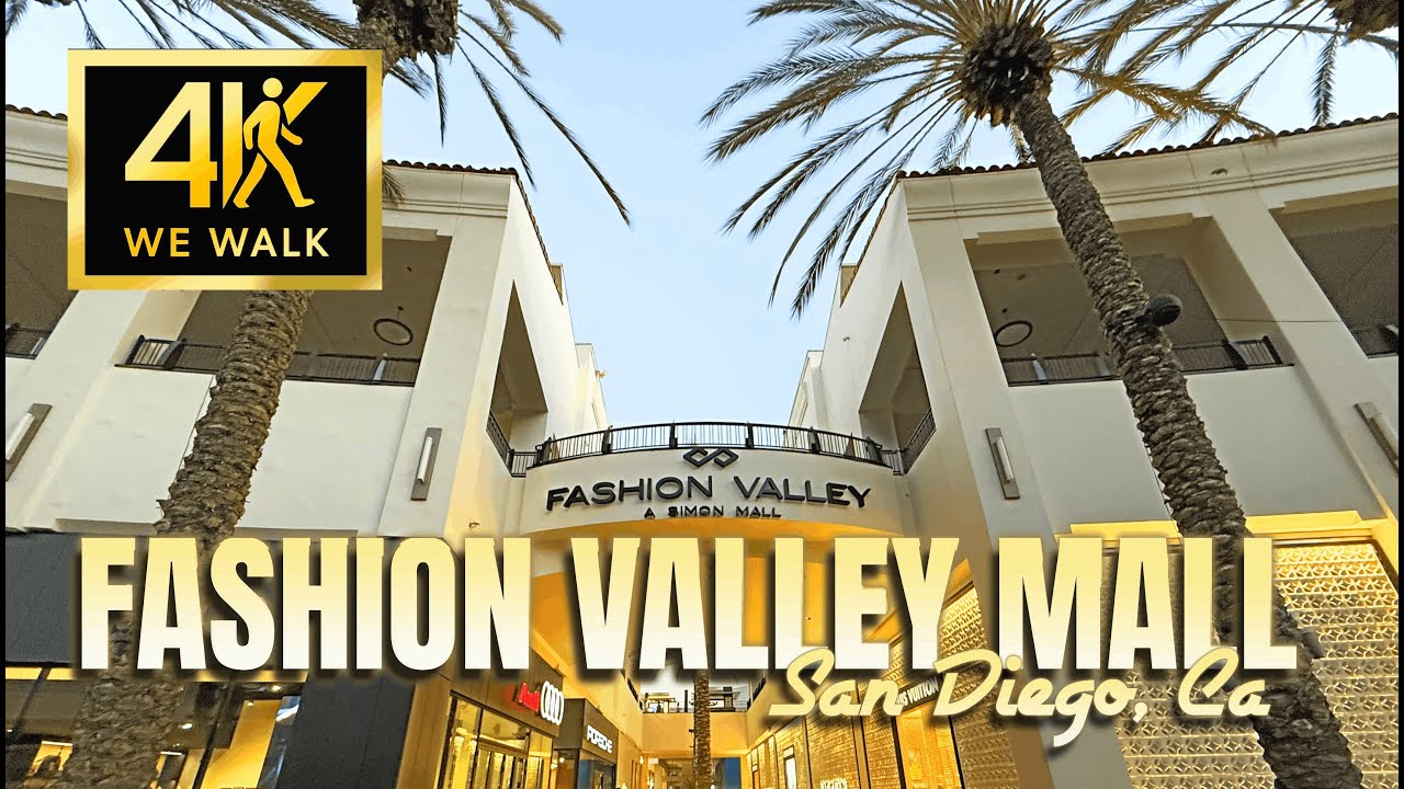 Fashion Valley Mall San Diego 4k POV Walking - YouTube