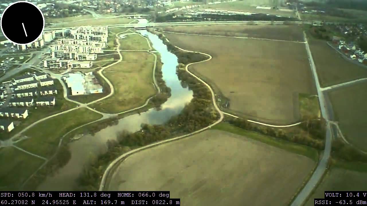 Stabilized video of FPV flight with overlaid telemetry data - YouTube
