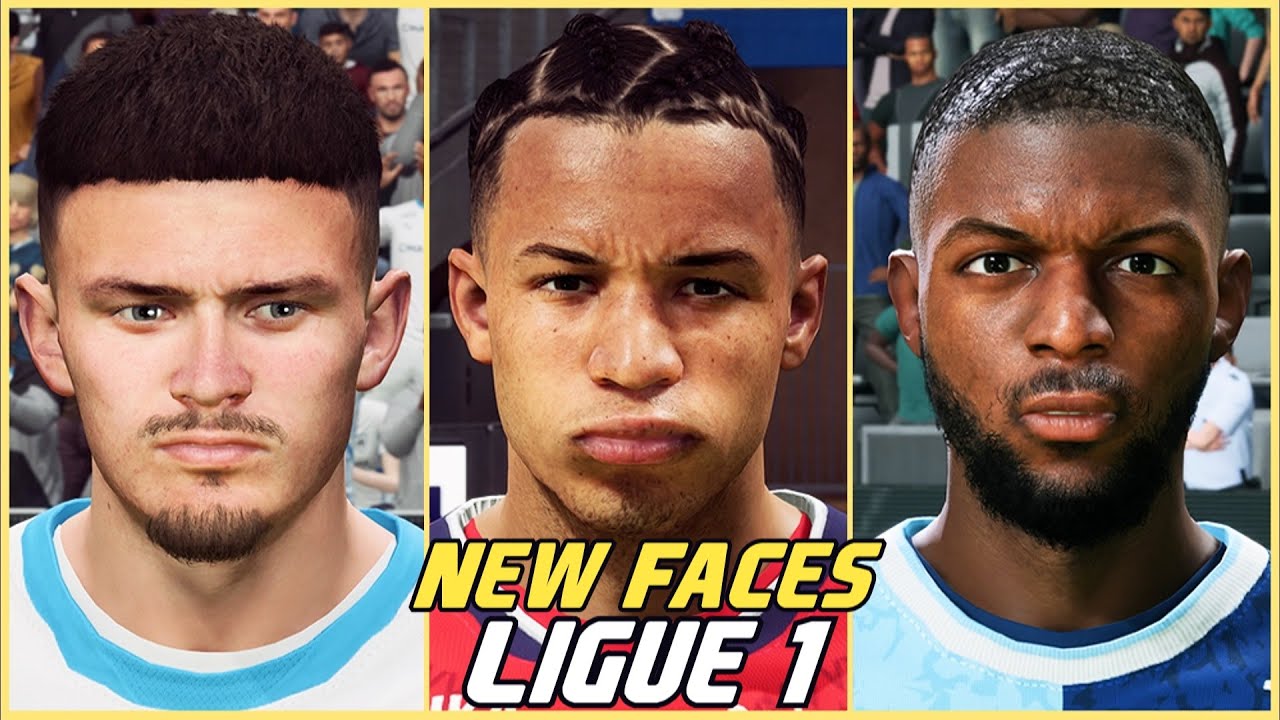 EA FC 25 - ALL 90 NEW LIGUE 1 REAL FACES! - YouTube
