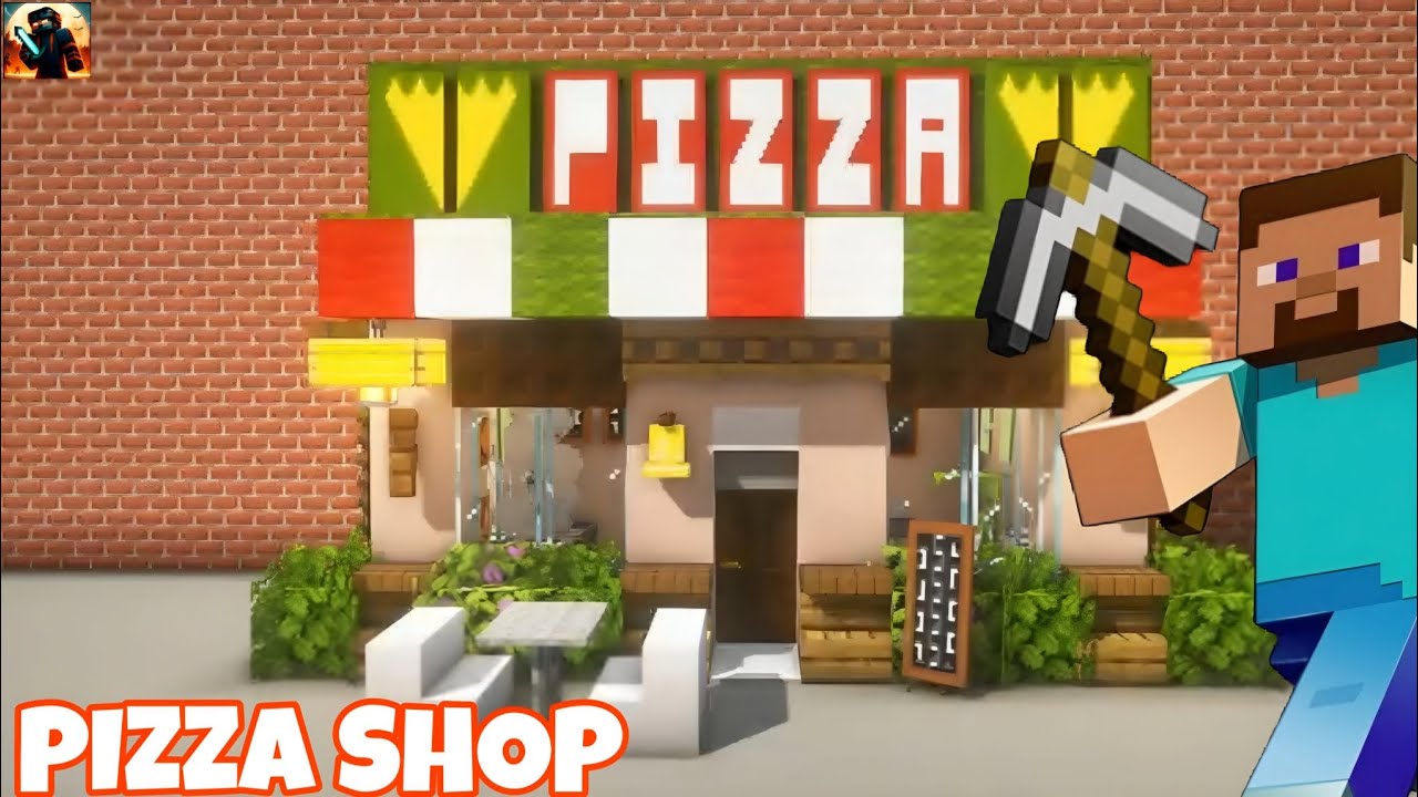 MINECRAFT : HOW TO BUILD🔨A PIZZA🍕SHOP || EASY TUTORIAL || @MineMyst ...