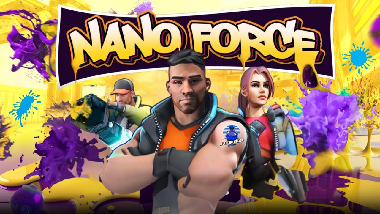 🟨🟩🟦BlueBottles🟦🟩🟨Playing Nano Force VR. Quest 3 Gameplay💙FREE GAME. 🫡 ...