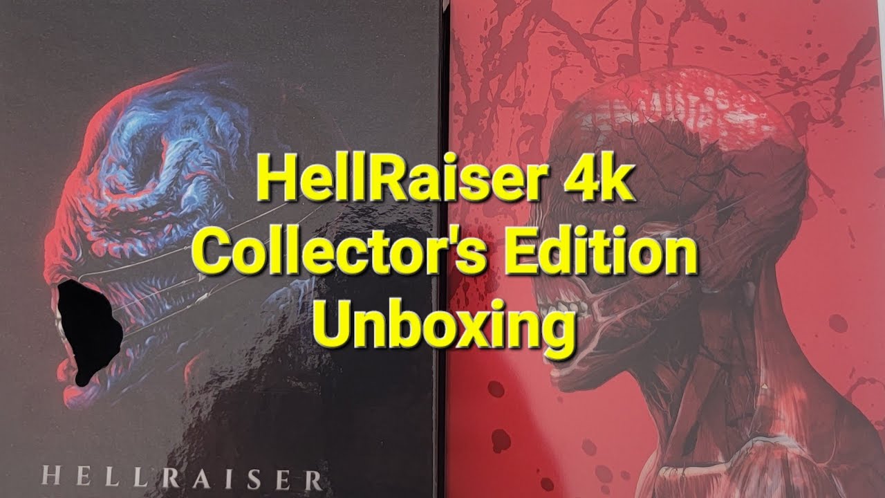 Unboxing: Hellraiser 4k Arrow Exclusive Chatterer Edition. - YouTube