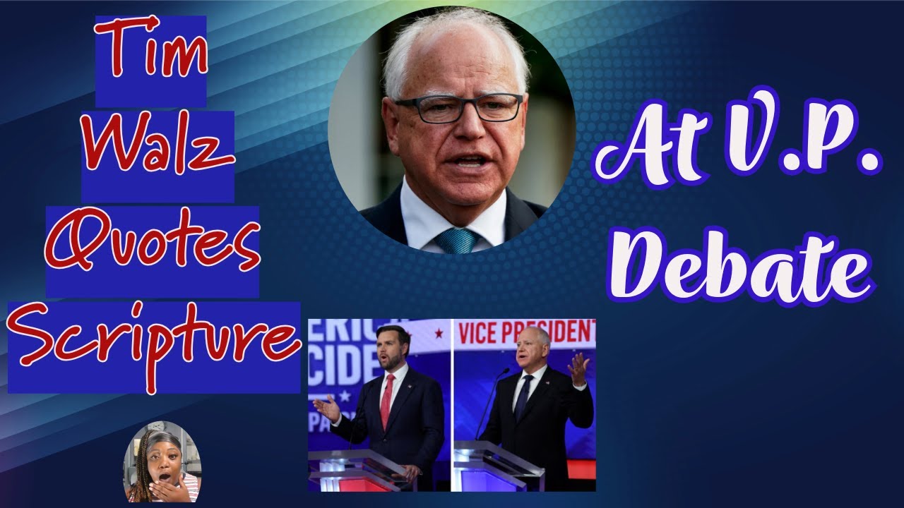 Tim Walz Quotes Scripture#trending #debate #election #recommended # ...