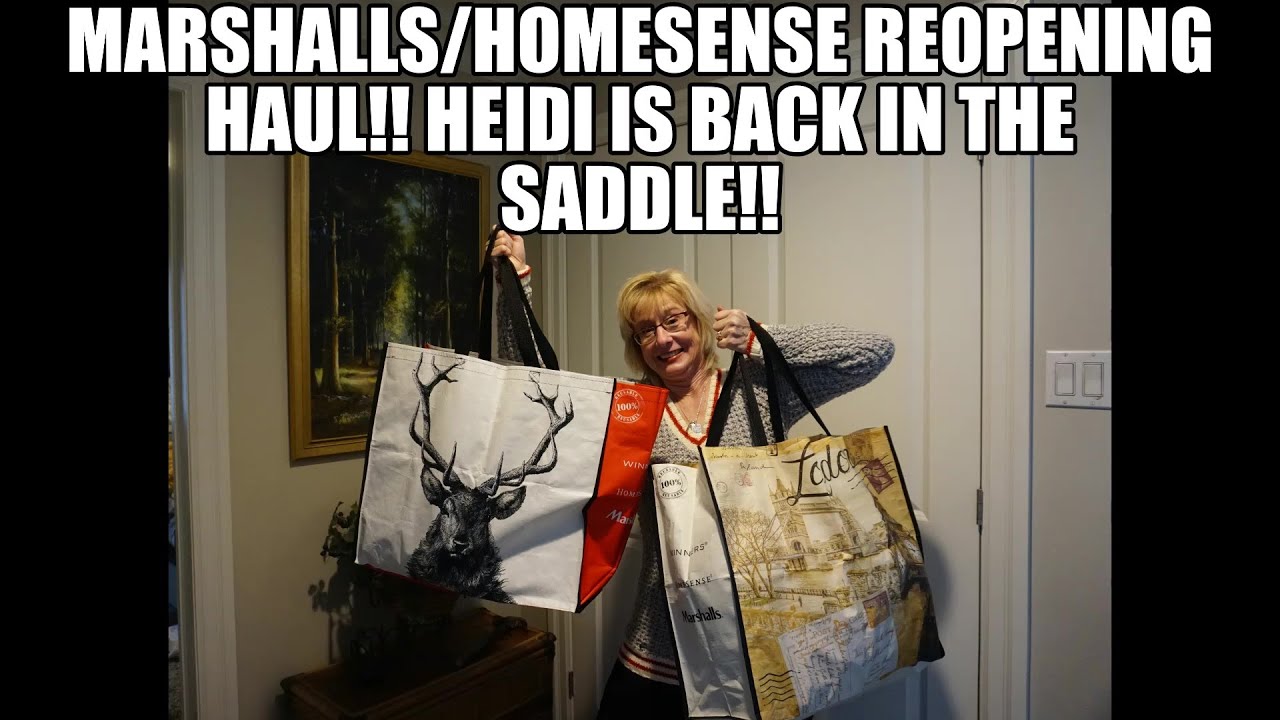 MARSHALLS/HOMESENSE HAUL!! My favourite stores are open once again ...