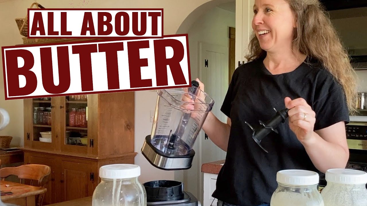 How to Make Homemade Butter in a Blender - YouTube
