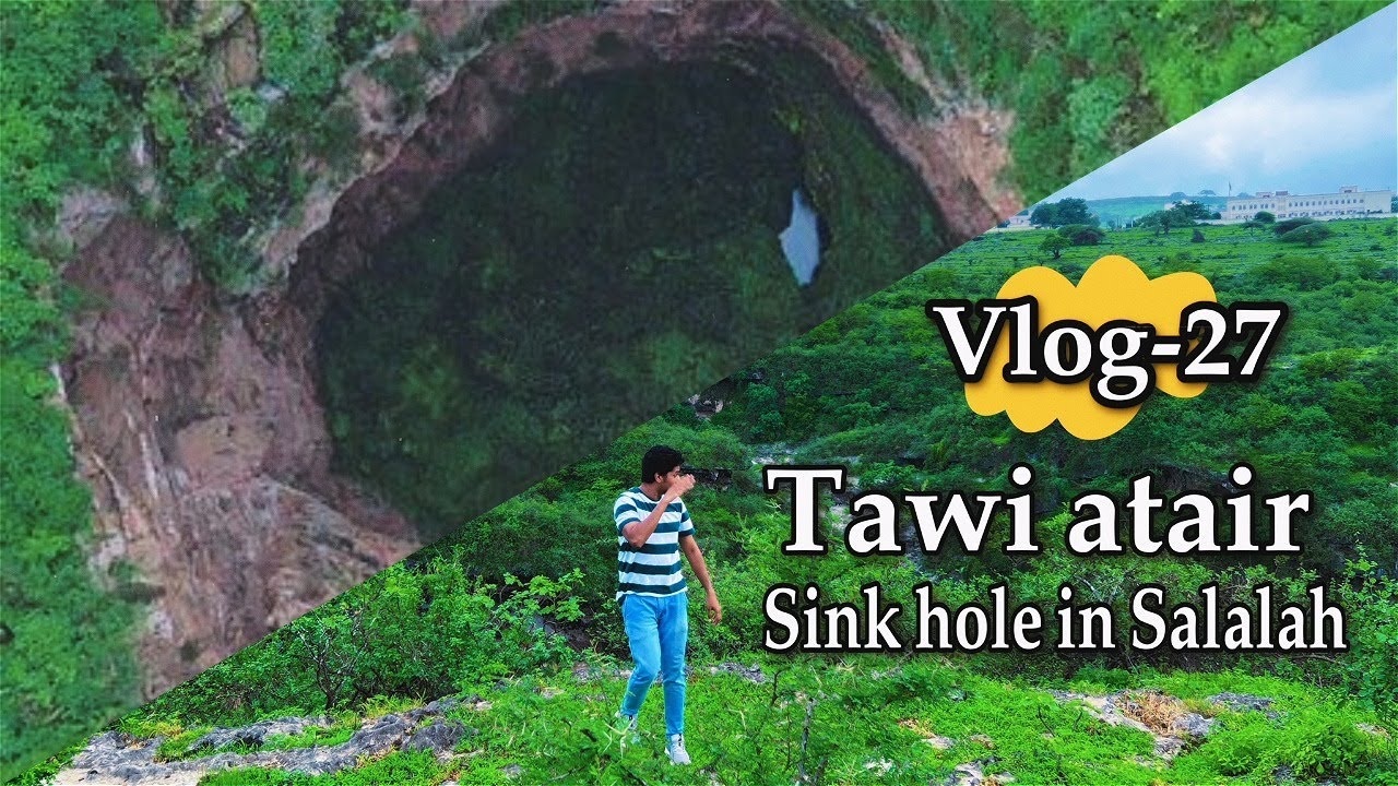 Tawi Atair Sinkhole in Salalah|2022|(vlog)-27 - YouTube