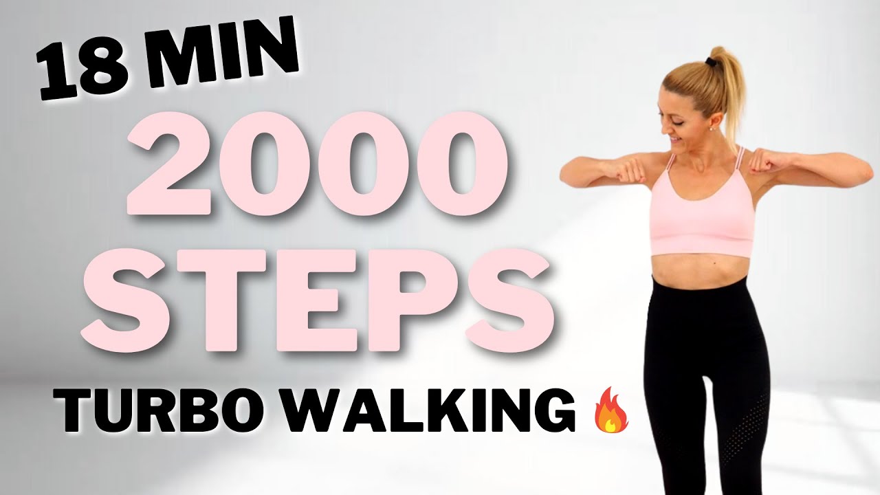 🔥2000 STEPS TURBO WALKING🔥FAST WALKING for WEIGHT LOSS🔥KNEE FRIENDLY🔥NO ...