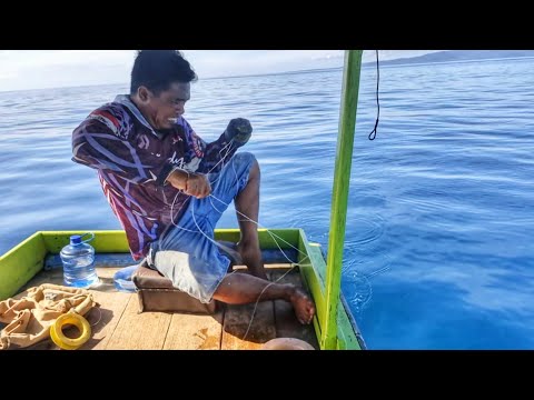 KARANG BAGUS||SAAT TARIK KEMBALI UMPAN HIDUP TIBA² DI SAMBAR IKAN BESAR?😱😱