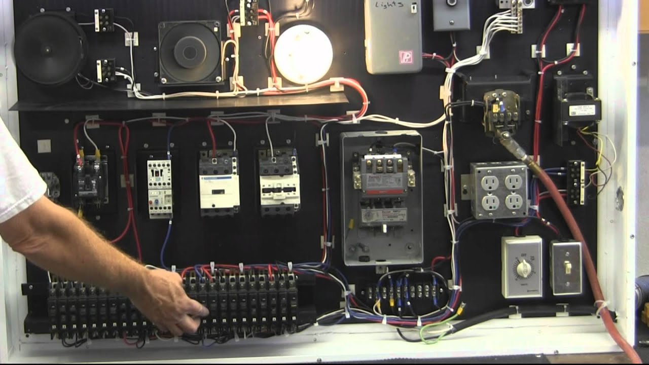 Electrical Control Panel Energized - YouTube