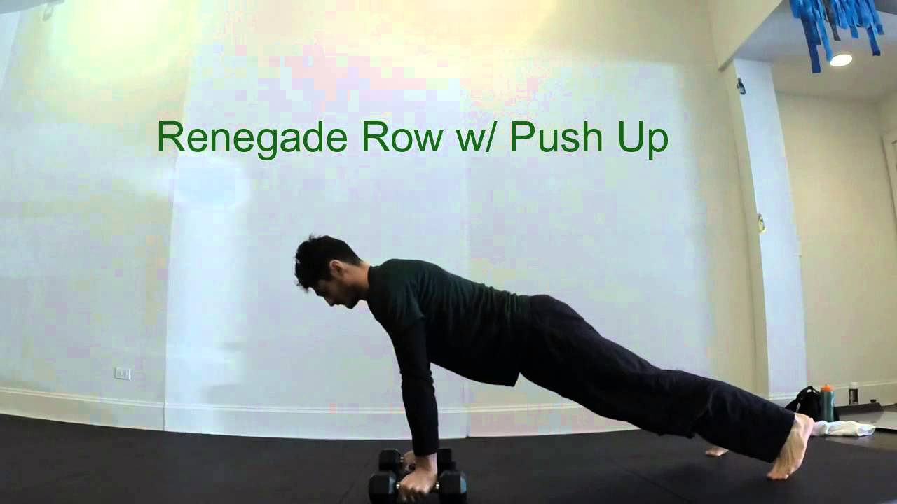 Renegade Row Push Up - YouTube