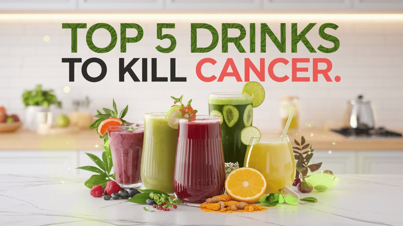 Top 5 Drinks That May Help Fight Cancer Naturally - YouTube