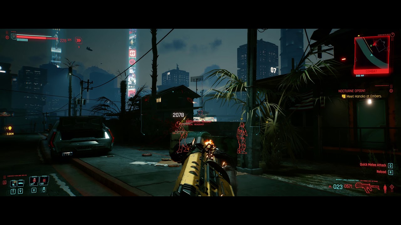 Divided We Stand Iconic Smart Assault Rifle||Cyberpunk 2077 Weapon Demo ...