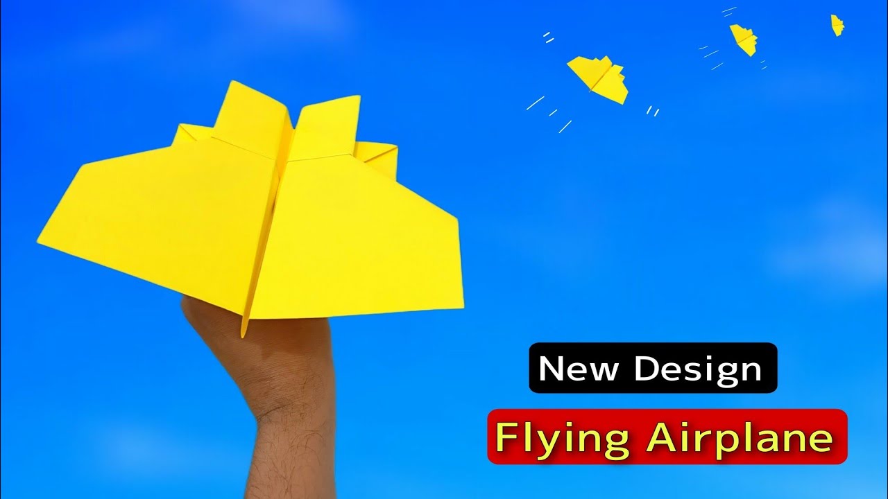 new design flying airplane, how to make paper airplane, best new ...