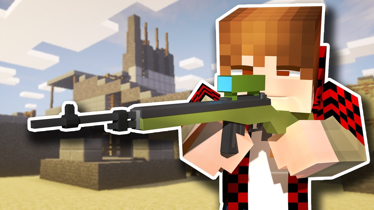 SNIPERS ONLY ON RUST! Minecraft vs Call of Duty MW2 Real Guns! - YouTube