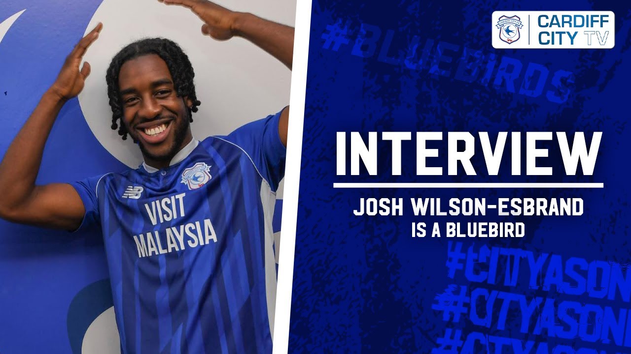 FIRST INTERVIEW | JOSH WILSON-ESBRAND JOINS CARDIFF CITY - YouTube