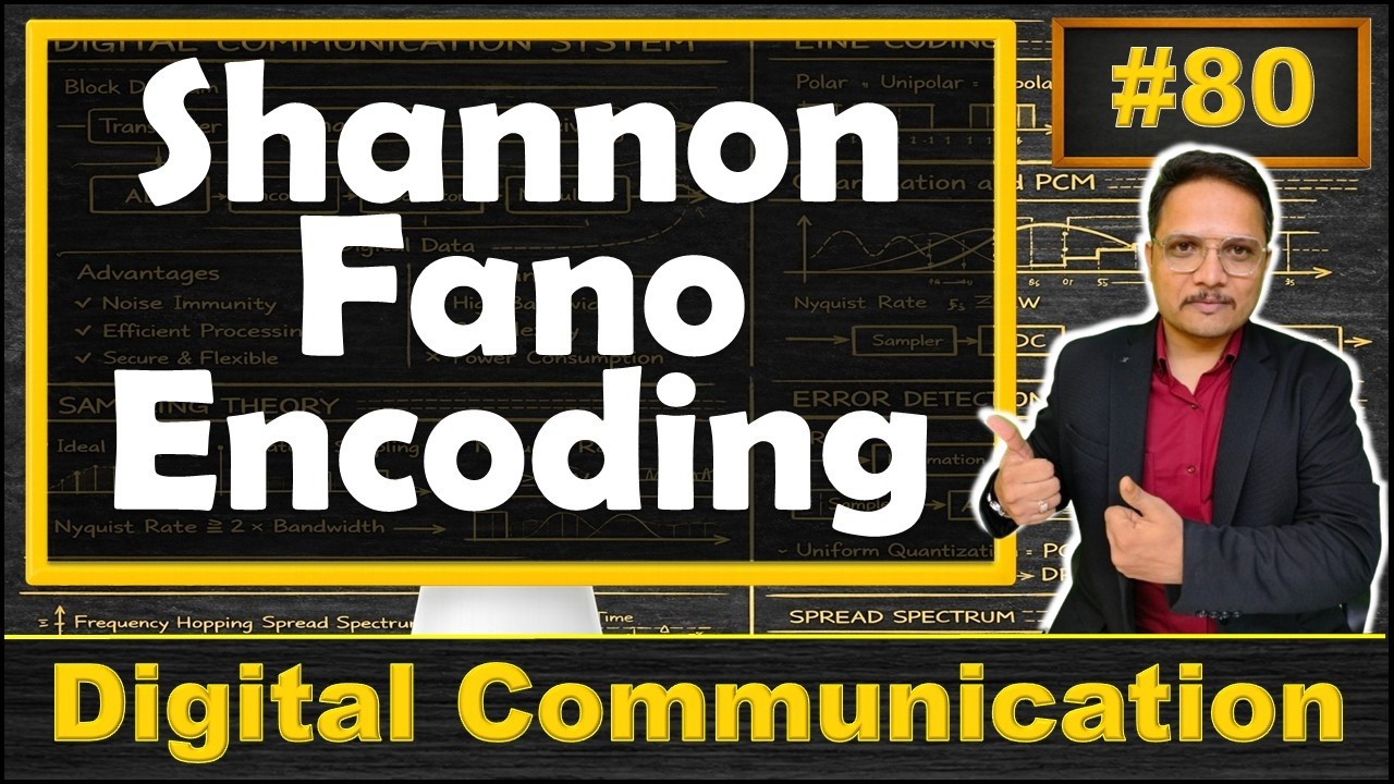 2. Shannon Fano Encoding Explained | Algorithm, Procedure & Example - YouTube