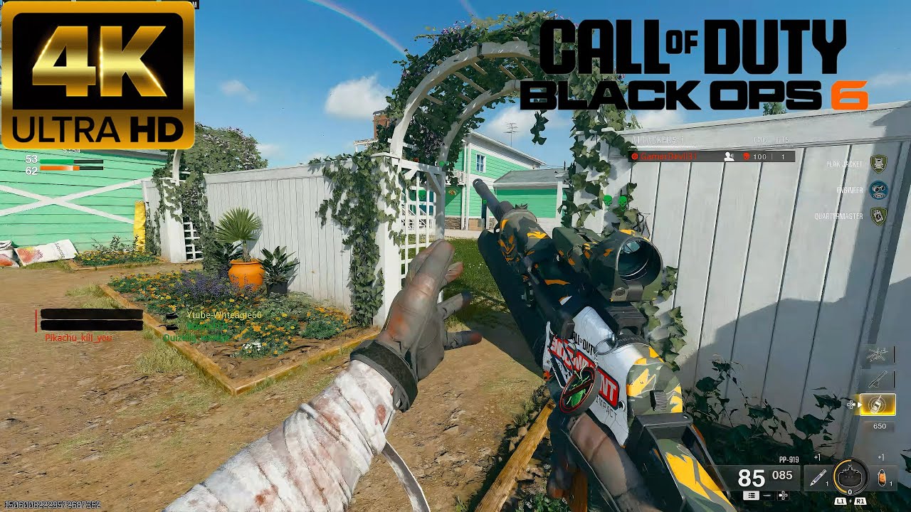 Call of Duty Black Ops 6 4K Multiplayer Gameplay - YouTube
