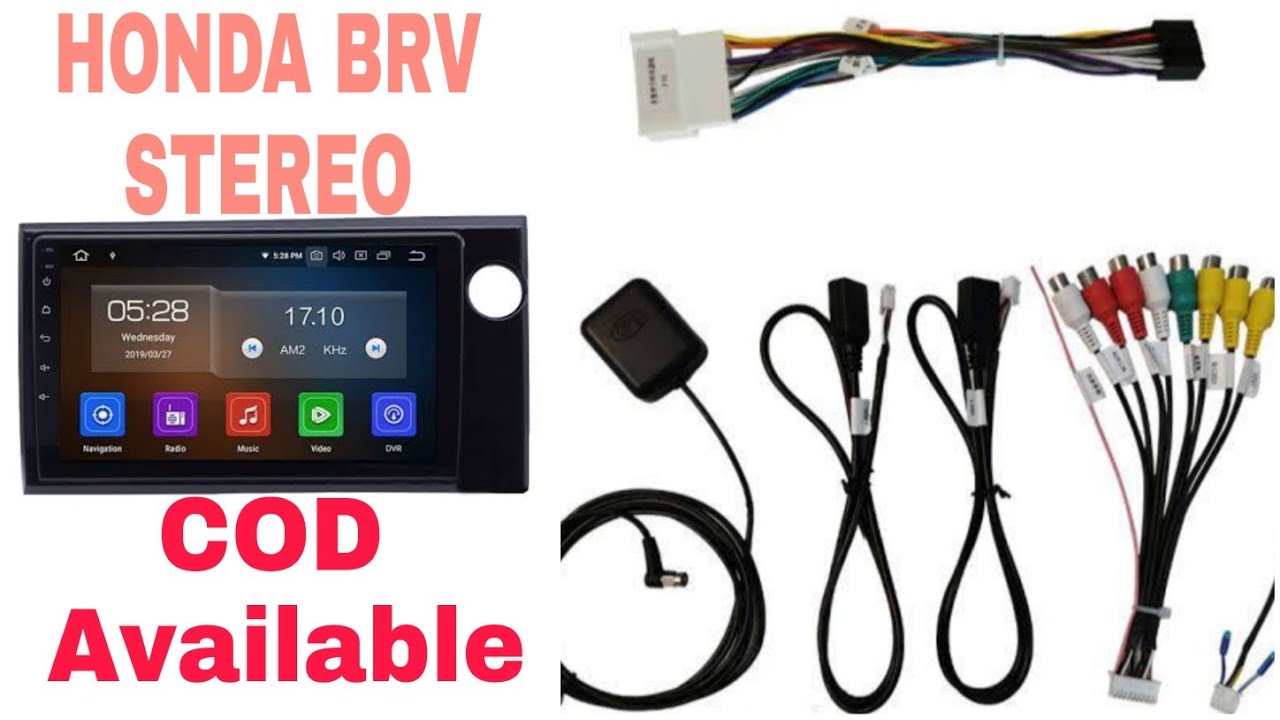 Honda BRV Android Stereo | BRV Modified | BRV Double Din - YouTube