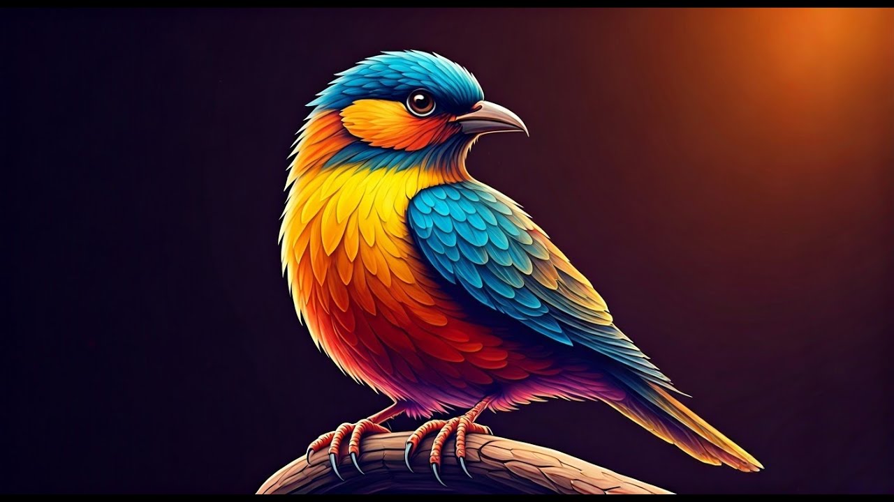 🐦 Creating a Colorful Bird: A Satisfying Color-Mixing Tutorial - YouTube