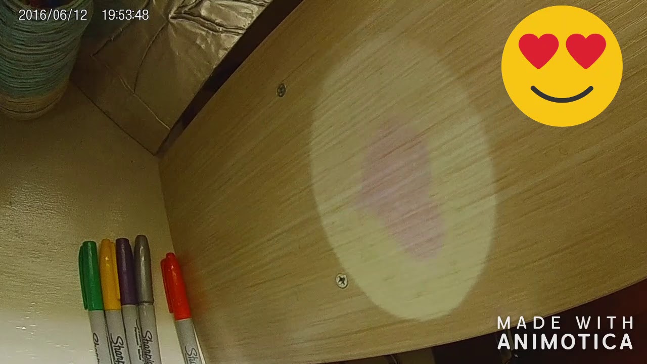 diy flashlight projector - YouTube