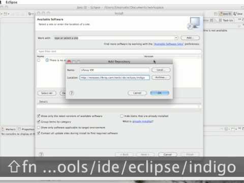 Install Liferay IDE on Eclipse Indigo - YouTube