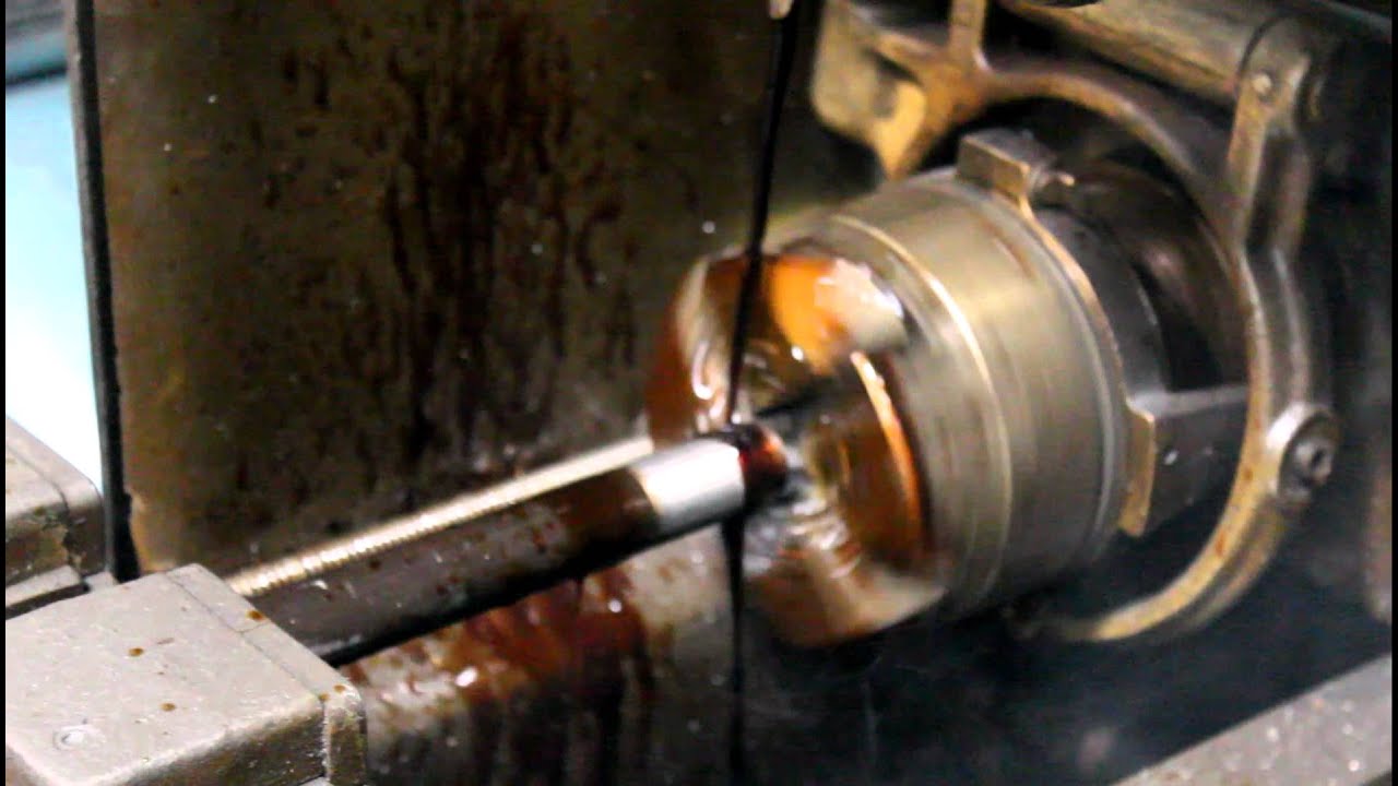 Landis Dual Head Threading Machine - YouTube