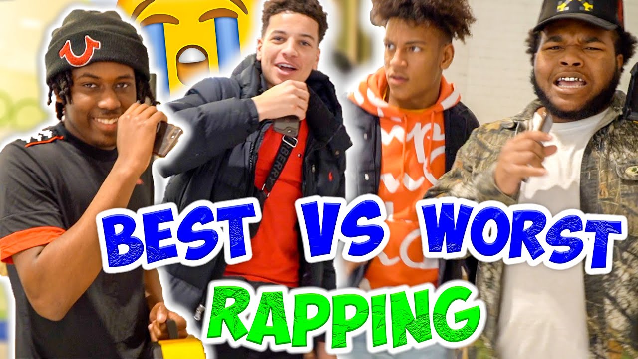 WORST Rapping EVER Ft. @NoahMadeSMK @SteveMadeSMK @ShlideTv | Public ...