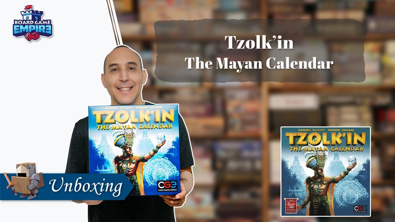 Tzolk'in The Mayan Calendar Unboxing - YouTube