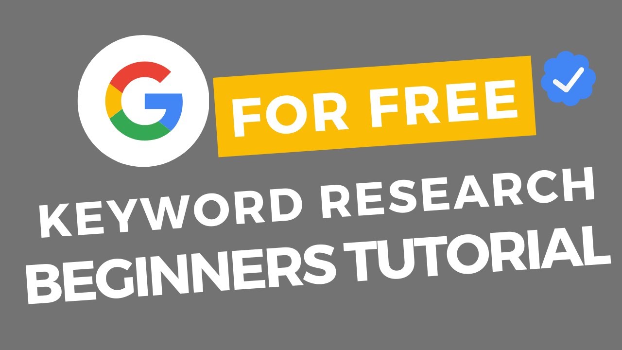 Keyword Research For Free. How To Find Low competition keywords For ...