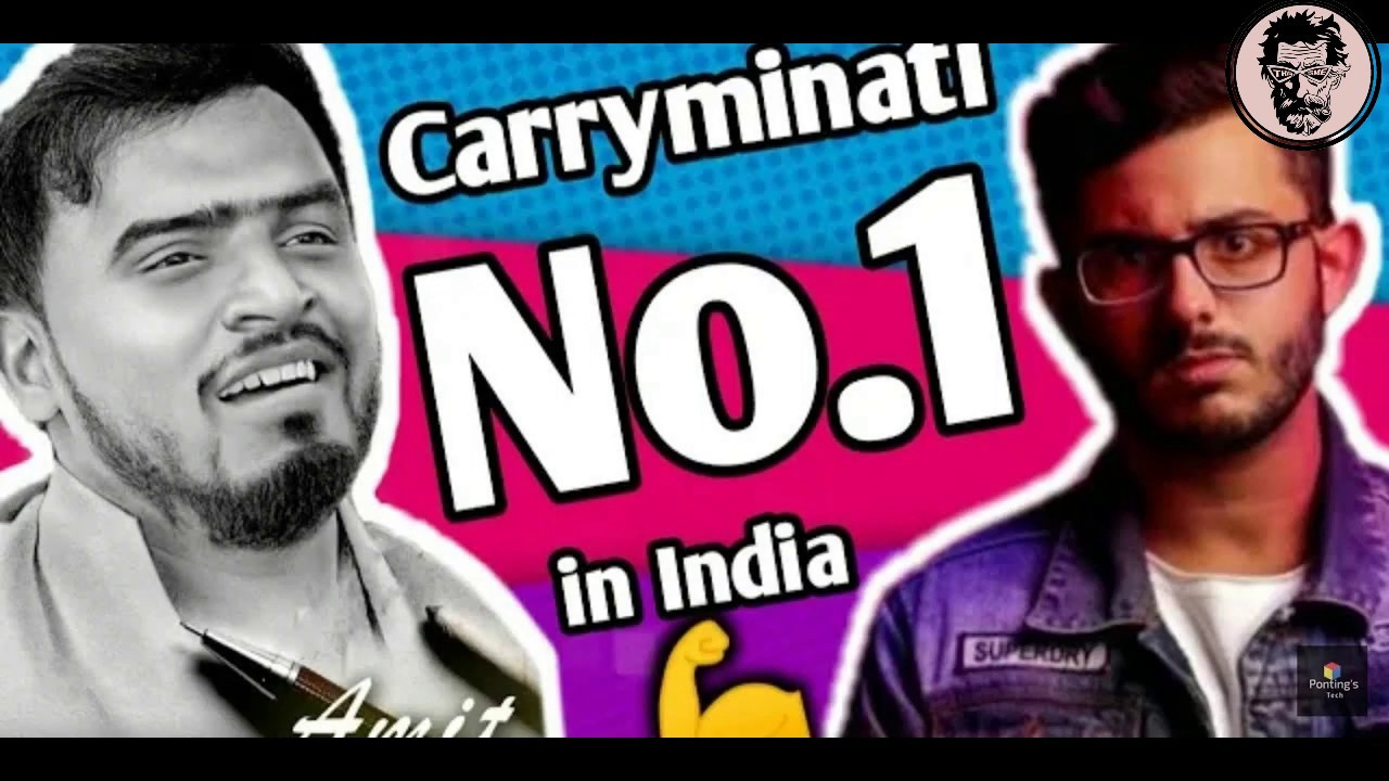 Carryminati Is Now India's Biggest Youtuber ll Carryminati Break Amit ...