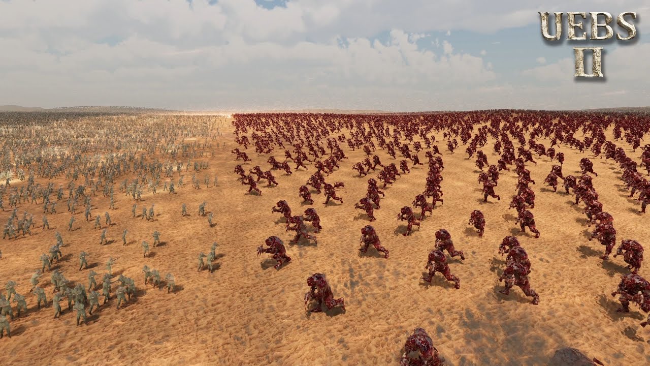INSANE EPIC WW2 270K US SOLDIERS VS 25K T-REX & 25K Troll | UEBS2 - YouTube