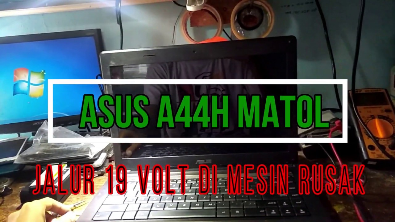 Memperbaiki Asus A44h mati total - YouTube